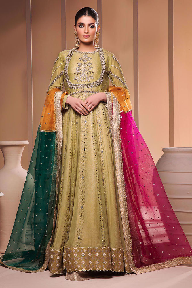Amara - green | Annus Abrar - Women's clothing Designer