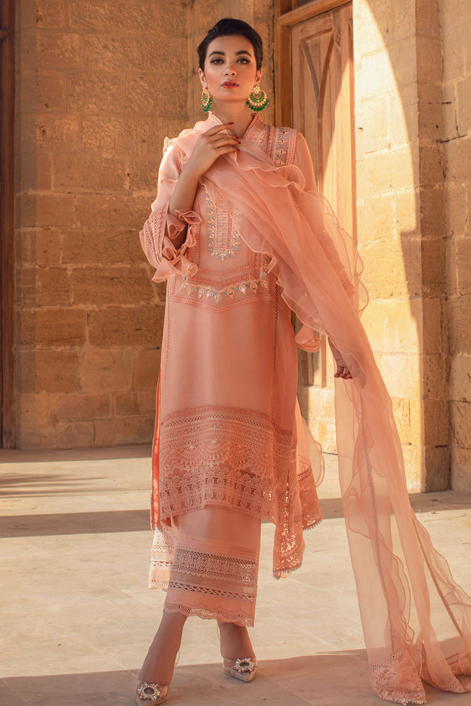 Ceciel – Apricot | Annus Abrar - Women's clothing Designer