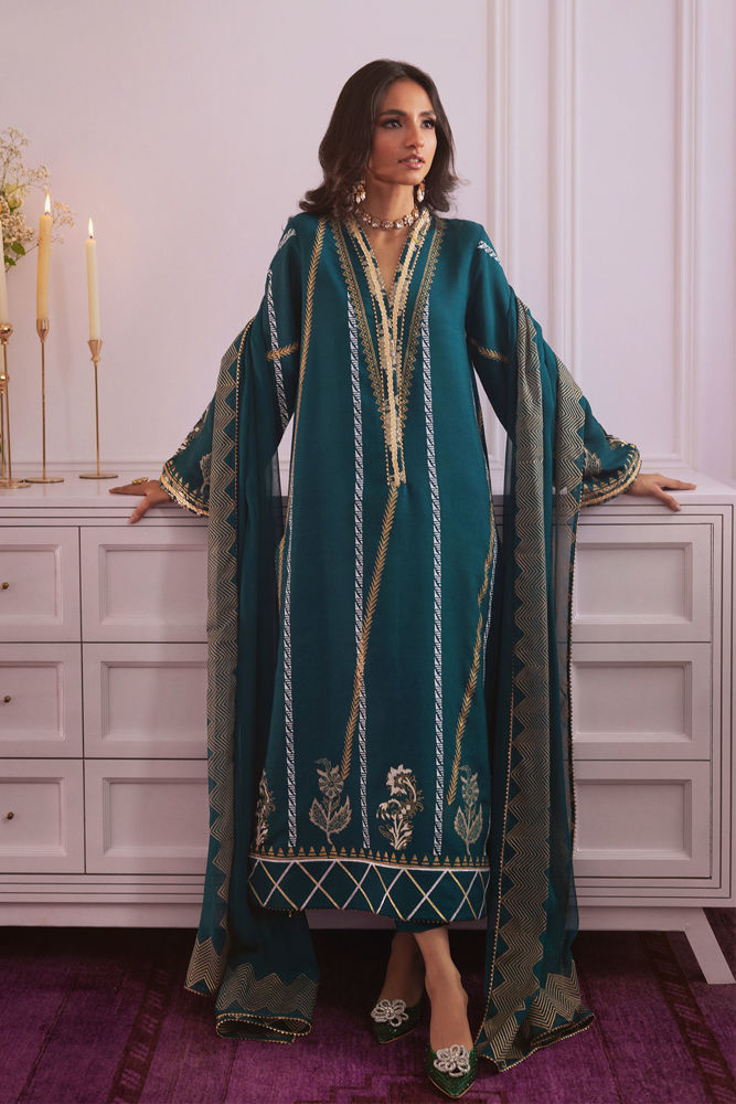 Aamera (Shirt, Dupatta & Pants) | Annus Abrar - Women's clothing Designer